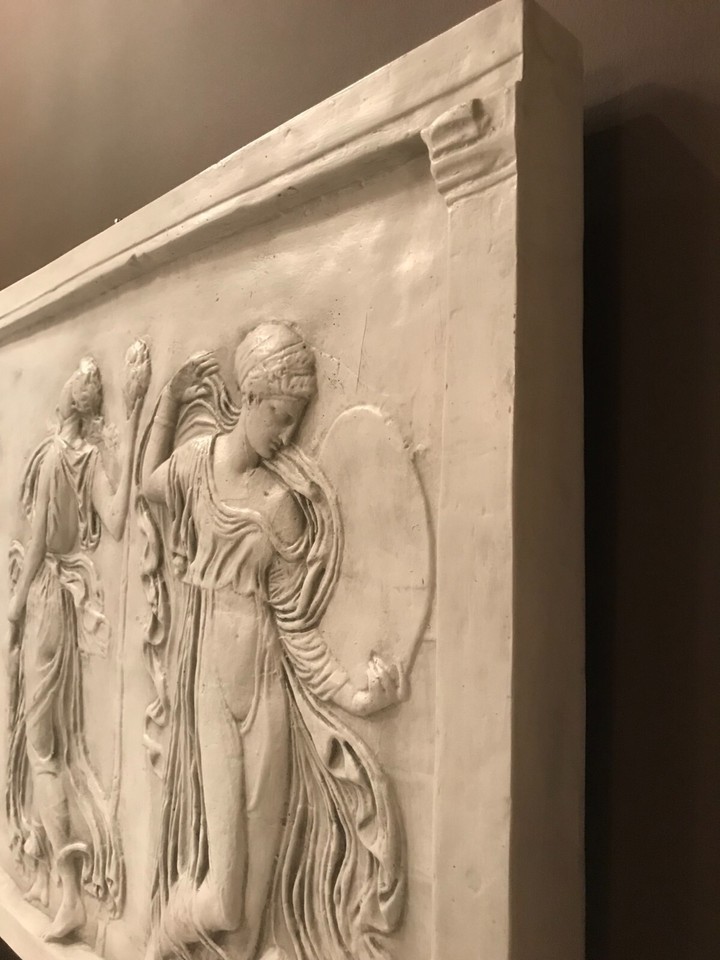 Large Dancing Muses Classical Greek Roman Sculptural Wall Plaque/Frieze ...