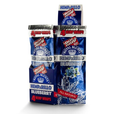 Royal Rillo Herbal Papers Blueberry 5/4ct Packs 20pc | eBay