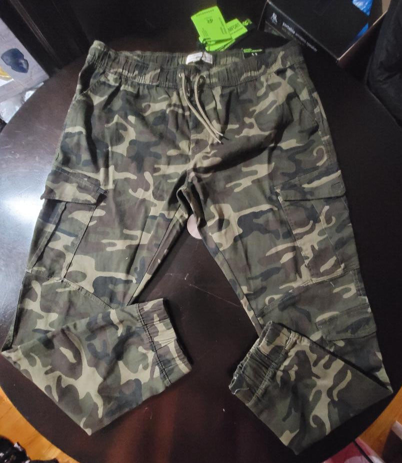 Refinery Republic Men's 7 Pocket Camo Cord Adjusted Cargo Pants Size ...