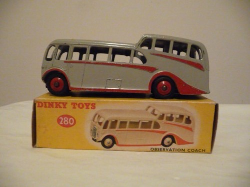 Dinky Toy 280 Observation Coach in Grey with Red flash | eBay UK