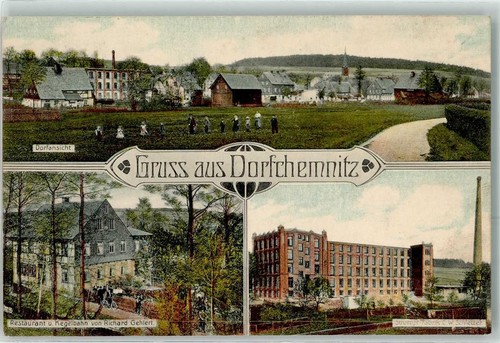 13613754 - 9151 Dorfchemnitz Gasthaus Kegelbahn Richard Gehlert Strumpf ...