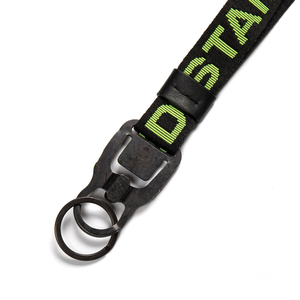 UNITED STANDARD 'Logo-Jacquard' Ballistic Key Ring / Key Fob Chain ...