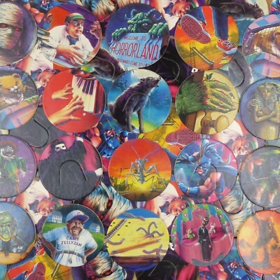 Lot of 16 Goosebumps Pogs / Milk Caps from 1995 by Parachute Press | eBay