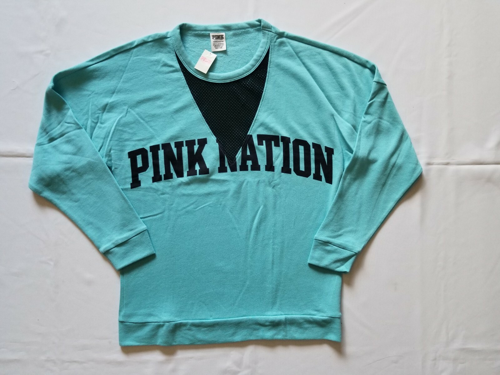Victoria's Secret PINK NATION Campus Mesh Sweatshirt Limited Edition ...