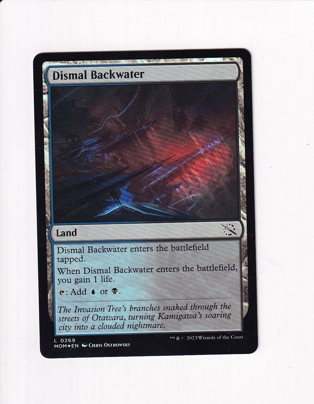 2023 MTG MAGIC THE GATHERING MARCH OF THE MACHINE FOIL DISMAL BACKWATER ...