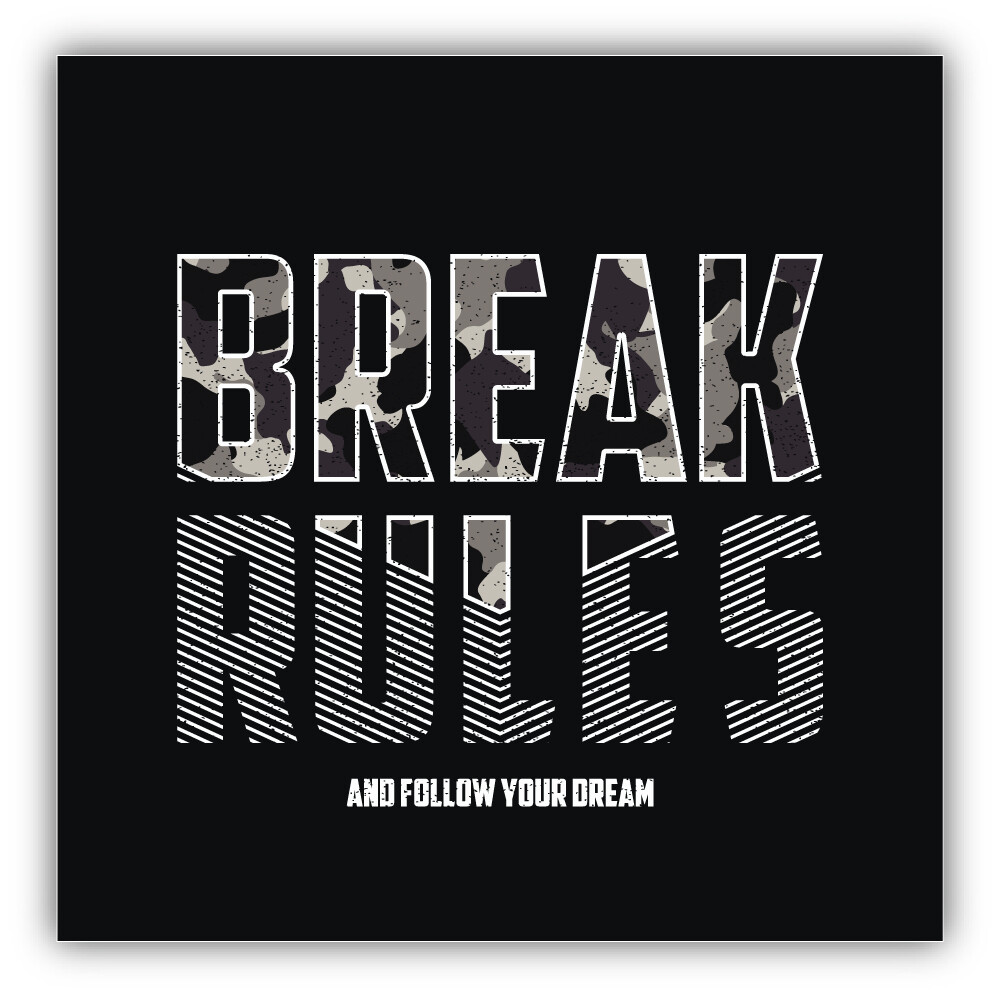 Brake Rules Slogan Vinyl Sticker Bumper Decal | eBay