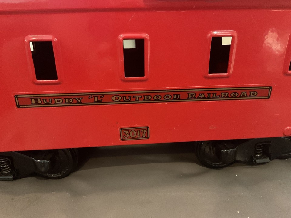 BUDDY L Outdoor Railroad Red Caboose 3017 T-Reproductions 9.99$ Labor ...