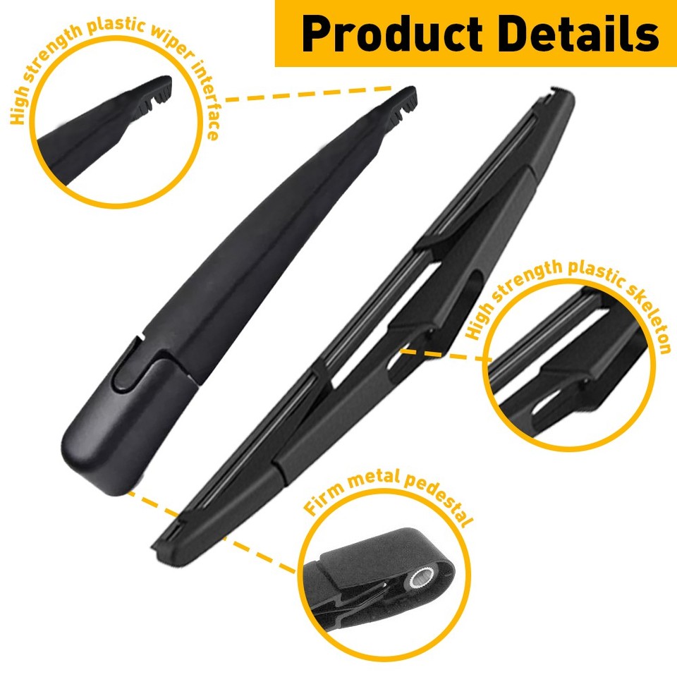 Rear Window Windshield Wiper Arm Blade Set For 2011-12 FORD ESCAPE ...