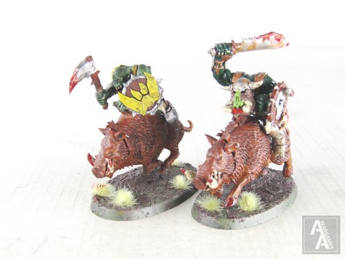 (3603) 2x Orc Boar Boys Orcs Orruk Warclans Sigmar Old World Warhammer ...