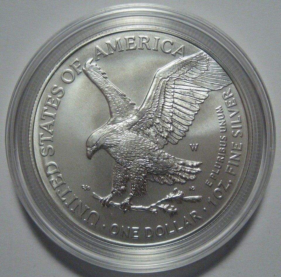 = 2022-W BU BURNISHED American SILVER Eagle Dollar ASE Coin with Box ...