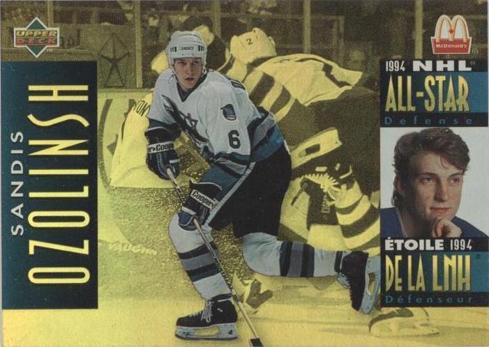1994-95 Upper Deck McDonald's - Sandis Ozolinsh #MCD-11 for sale online ...