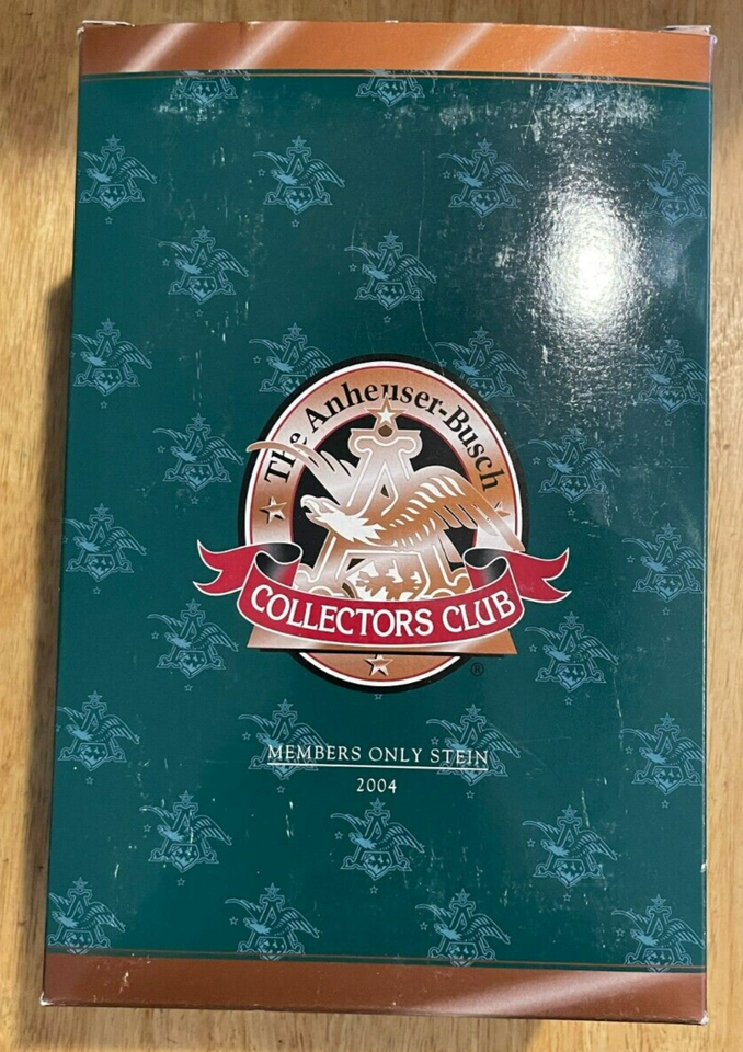 Anheuser-Busch Collectors Club Members Only Stein 2004 World Famous ...
