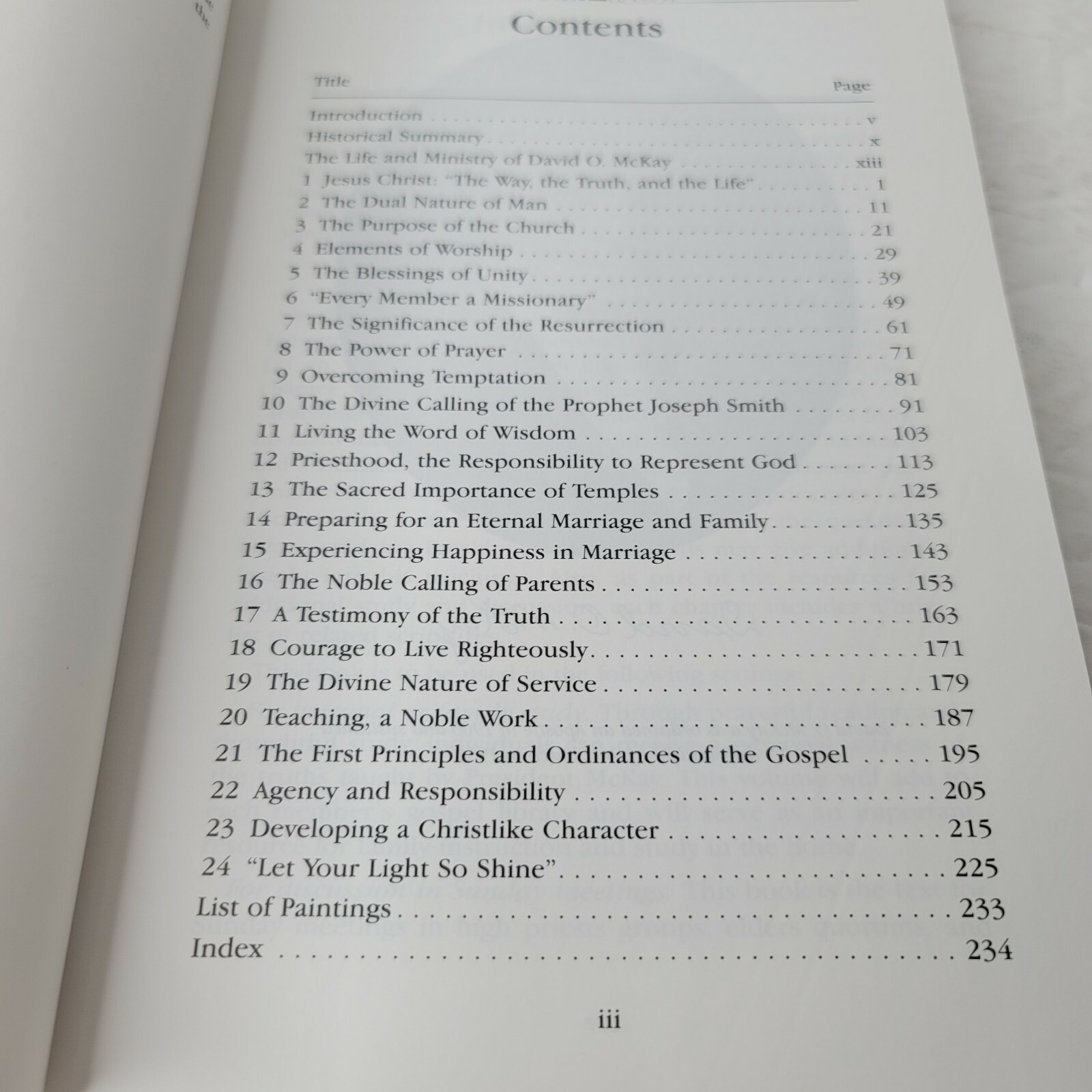 TEACHINGS OF PRESIDENTS OF THE CHURCH by David O McKay LDS Mormon Faith ...