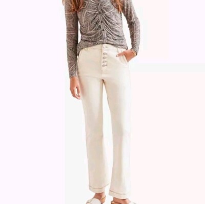 Tribal Women's Brooke Shank Btn Fly Micro Flare Jeans Sz 14 NWT $107 ...