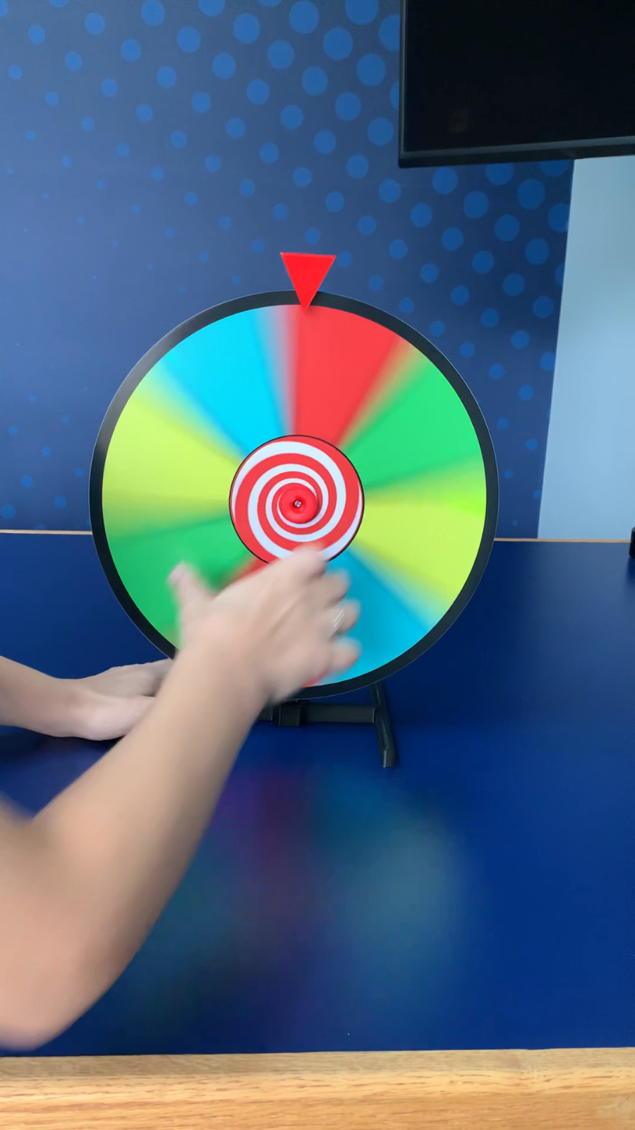 Prize Wheel 12 inch Spinning Dry Erase Color Face Desktop Spinner | eBay