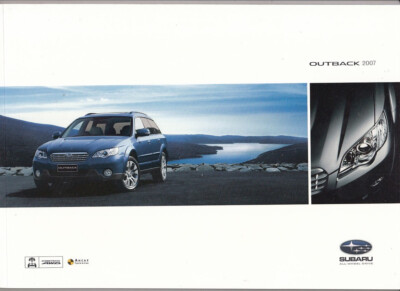 2007 SUBARU OUTBACK 40p Prestige Brochure 2.5i Premium 3.0R | eBay ...