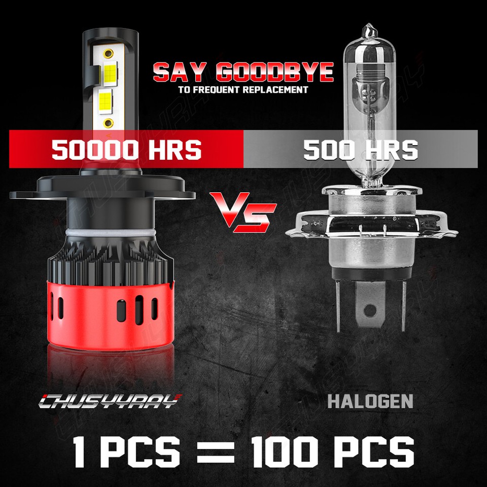 Pair 7x6" 5x7" LED Headlights Hi/Lo Sealed for Mazda B2000 B2200 B2600 ...