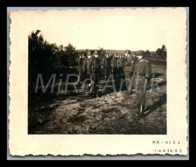 Photo, WW2, Pz.Rgt.25 "Ghost Division", Offz., Terrain March with MG ...