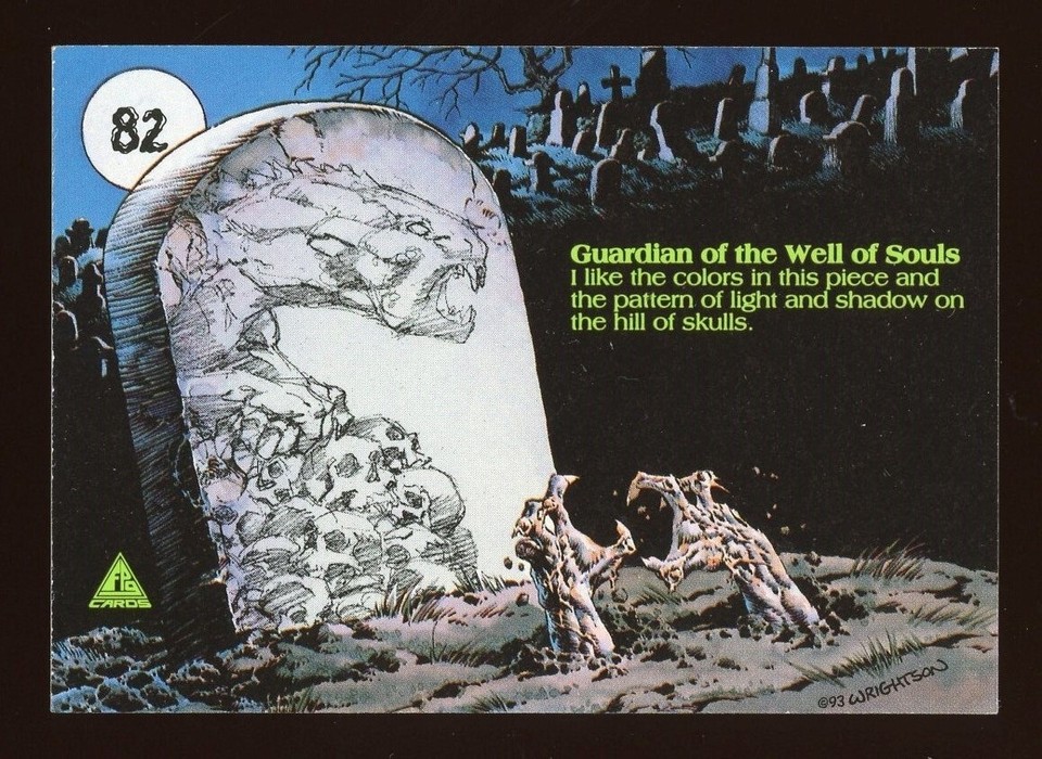 1993 FPG Bernie Wrightson Master Of The Macabre: Autographed Card #82 ...