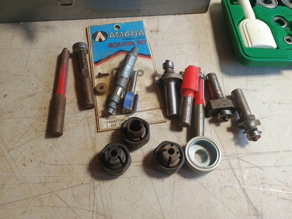 PORTER CABLE 691 6912 W/ 6911 BASE Heavy-Duty Router W/ Case & Bits | eBay