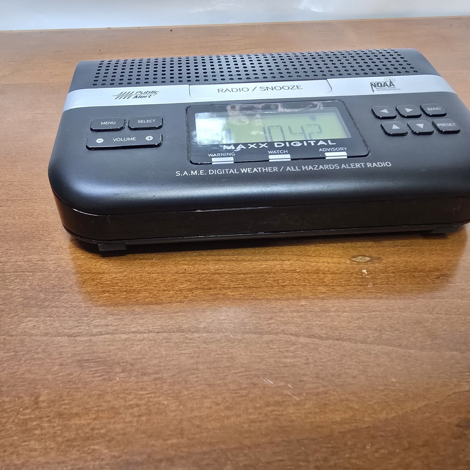 Maxx Digital All Hazards Alert Weather AM/FM Radio - NOAA - MX-CR01NW ...