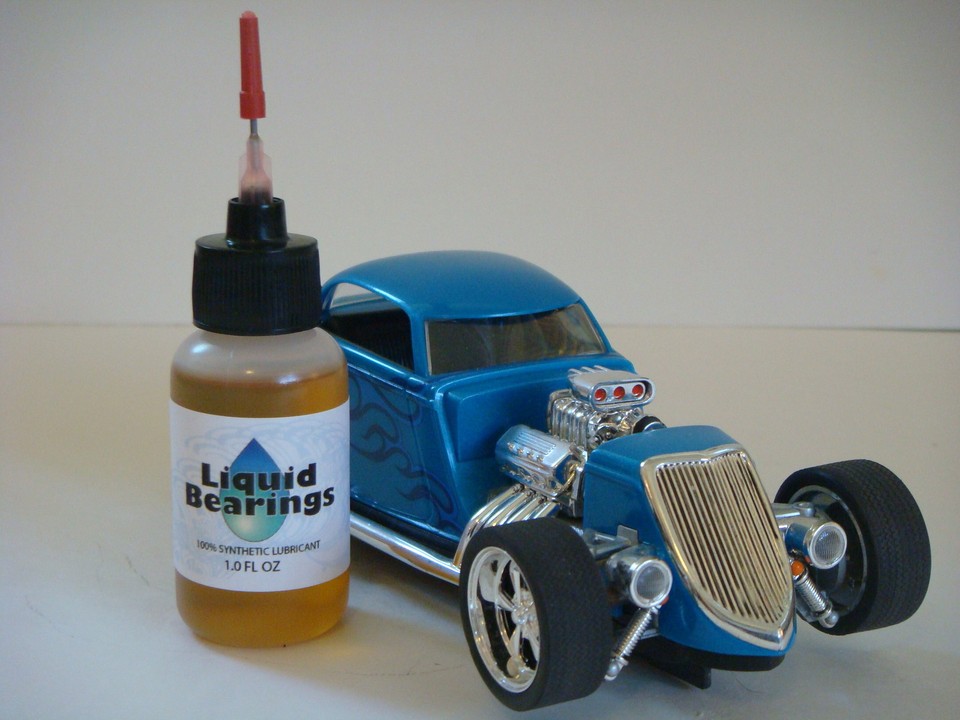 Liquid Bearings 100%-synthetic oil for AMT and all slot cars, PLEASE ...
