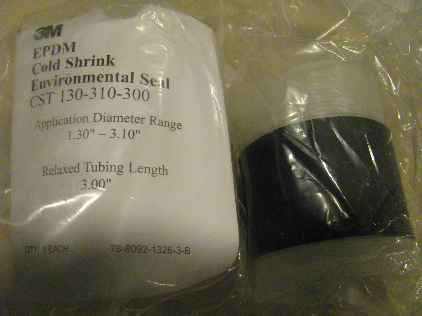 3M 5 PC BOX EPDM COLD SHRINK ENVIRO. SEAL CST130-310-300 NSN:5970-01 ...
