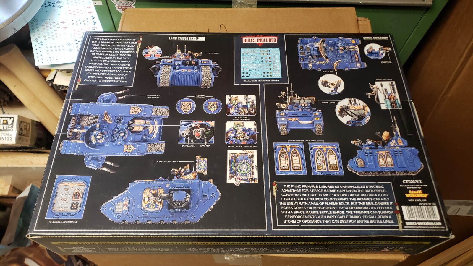 Warhammer 40k Space Marine HQ Command Tanks From Warhamemer World | eBay