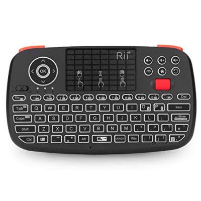 Rii New Dual Mode Wireless Multimedia Keyboard with Touchpad Mouse I4 ...