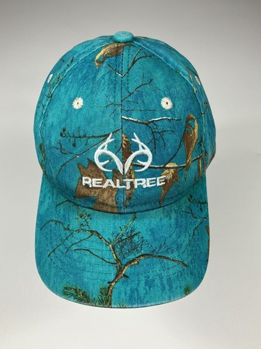 REALTREE HAT ADJUSTABLE STRAP BLUE | eBay
