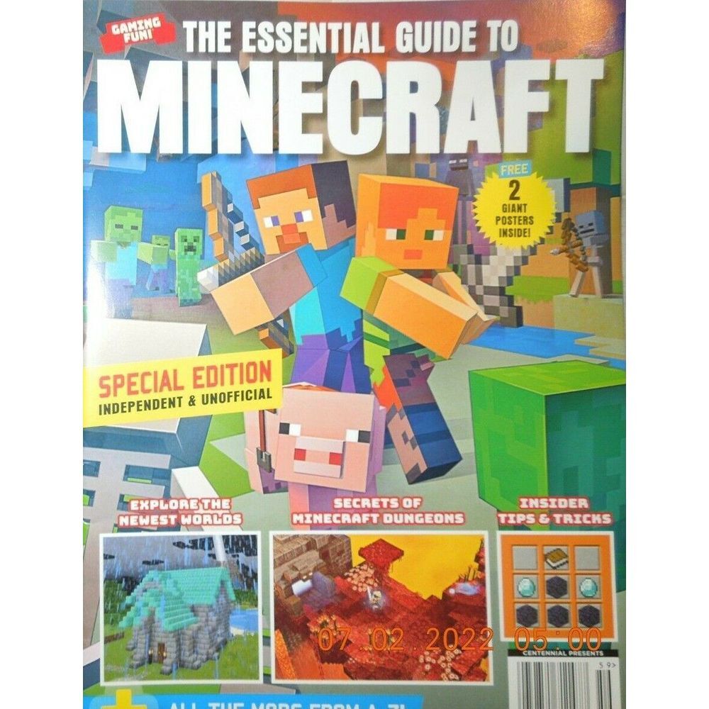 MINECRAFT essential guide EXPLORE WORLDS secret dungeons TIPS & TRICKS ...