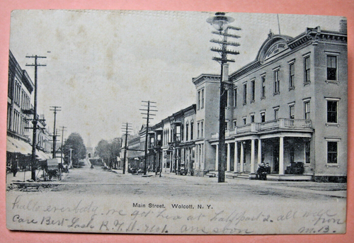 1906 Main Street, Wolcott, N.Y. Postcard | eBay