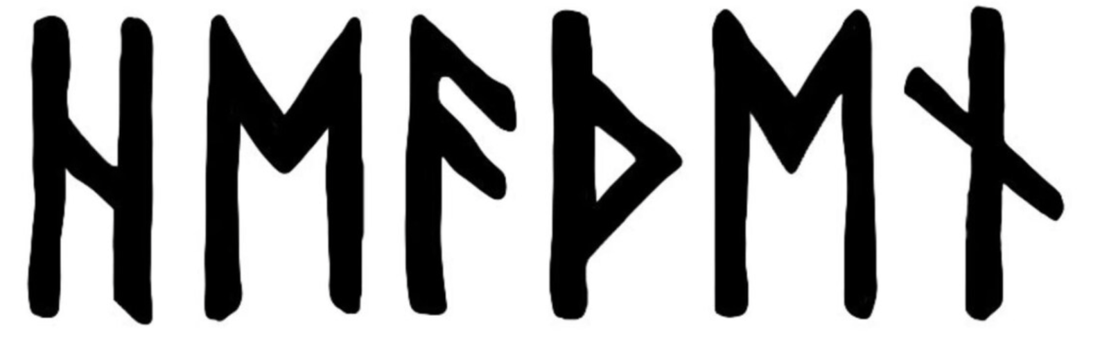 Heathen in Norse Runes Vinyl Decal - Nordic Viking Futhark - Die Cut ...