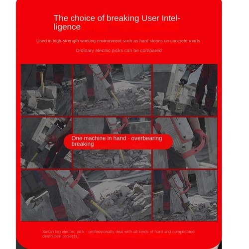 Electric Pickaxe High Power 95 Electric Draft Impact Electric Screw ...