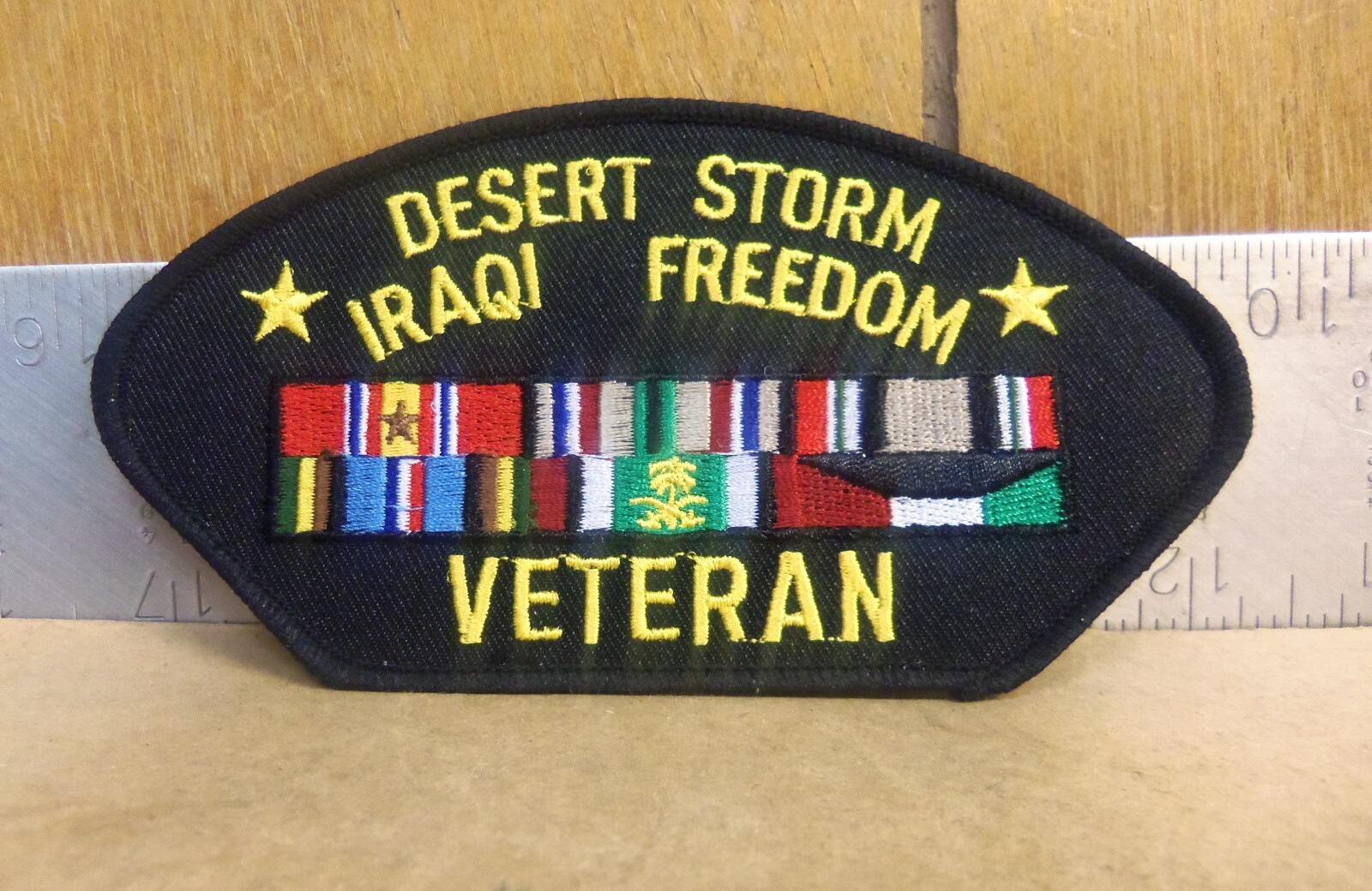 Desert Storm - Iraqi Freedom Veteran Embroidered Patch | eBay