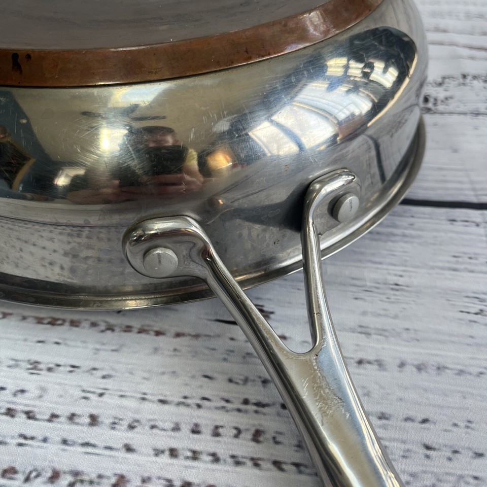 Palm Restaurant Cookware 10” Copper Base Frying Pan Heavy Duty! | eBay