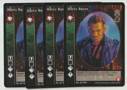 Harry Reese x4 - Gangrel Antitribu / Group3 Vampire VTES V:TES | eBay