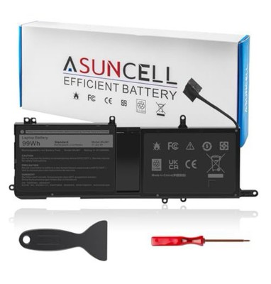 99Wh 9NJM1 Laptop Battery for Dell Alienware 15 R3 R4 17 R4 R5 Series ...