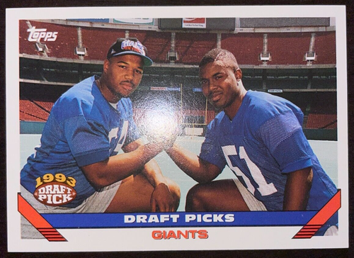 1993 Topps Football Michael Strahan Rookie Card #275 RC HOF New York ...