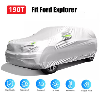 For Ford Explorer Full SUV Car Cover Waterproof Breathable Rain Dust ...