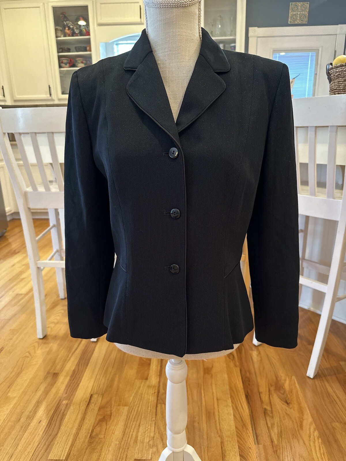 Alex Garfield Black Glitter Blazer | eBay