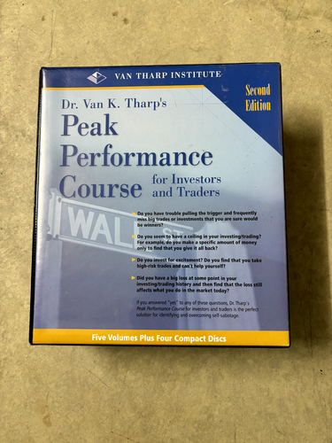 Peak Performance Course Traders & Investors 2nd Edition Van Tharp 4 CD ...