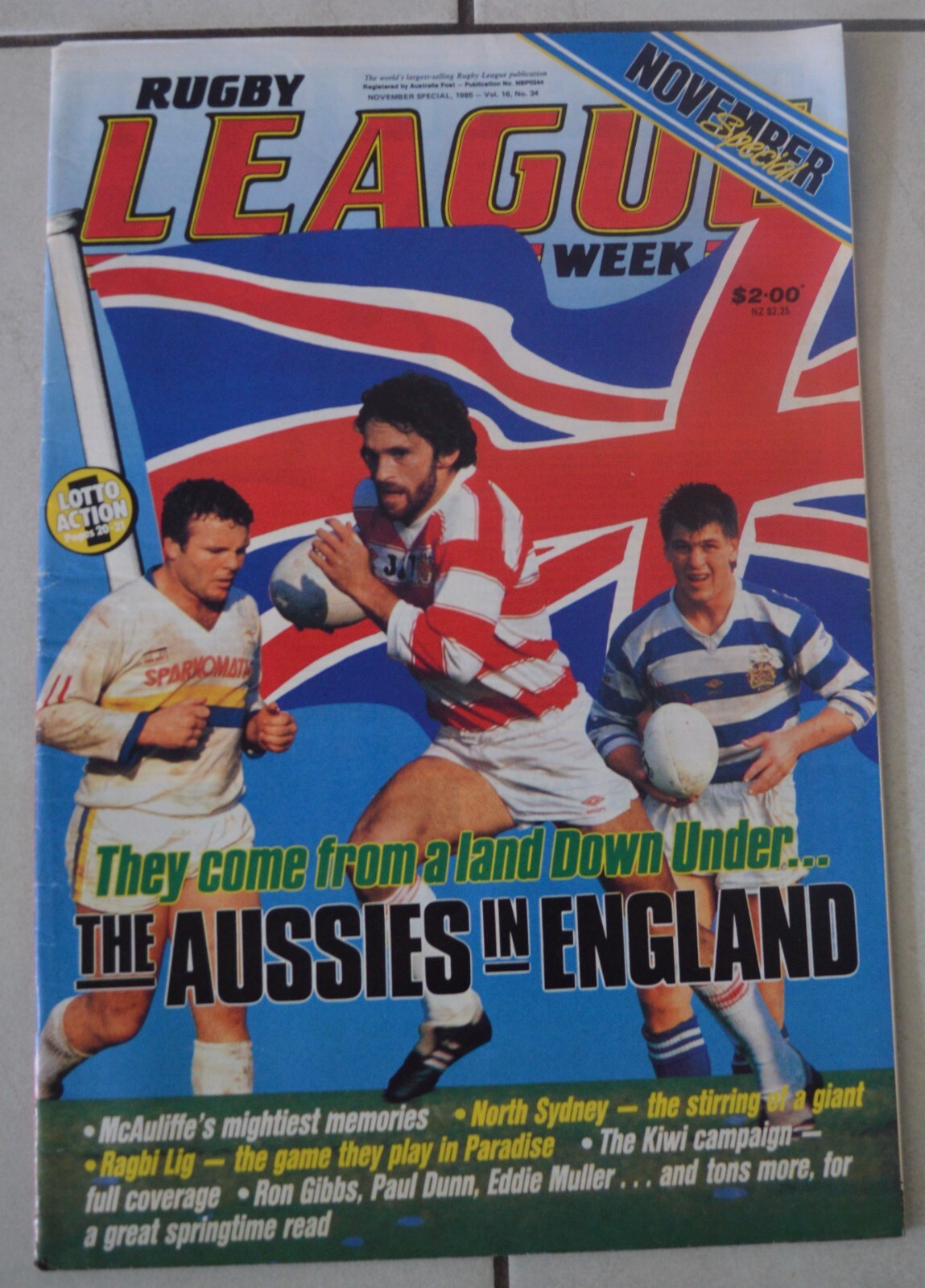 RUGBY LEAGUE WEEK RARE 1985 NOVEMBER SPECIAL MAGAZINE! MANLY SEA EAGLES ...
