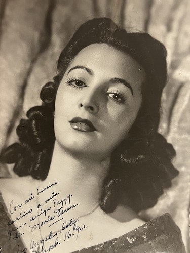 Vintage Snapshot 1940s Mexican Actress Maria Teresa Tello Signed ...