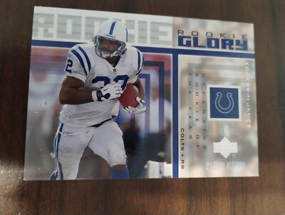 2002 UD Piece of History - Rookie Glory #RG-5 Edgerrin James ...