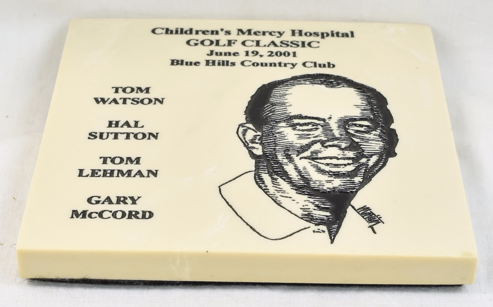 Children's Mercy Hospital Golf Classic Coaster Watson Sutton Lehman ...