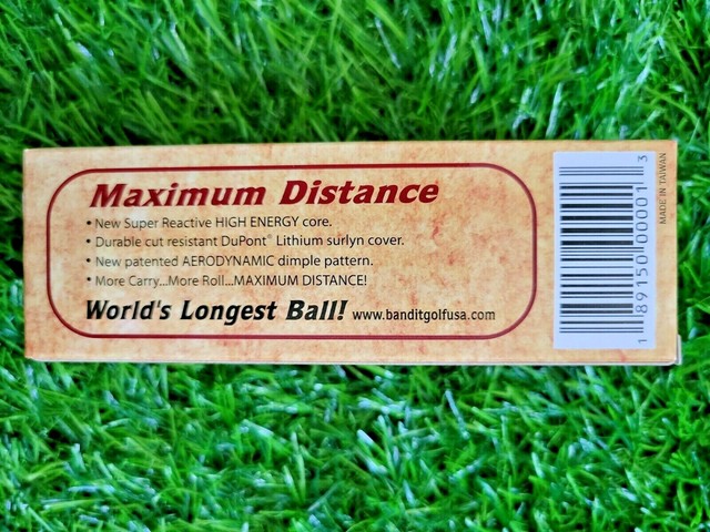Bandit Maximum Distance Golf Balls - White (‎BAN-MD) for sale online | eBay