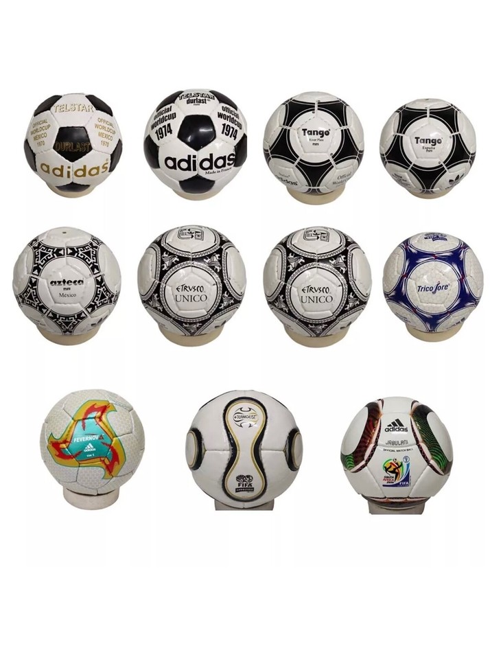 Adidas 1970-2010 World cup mini Soccer ball Set Size 1 Historical Match ...