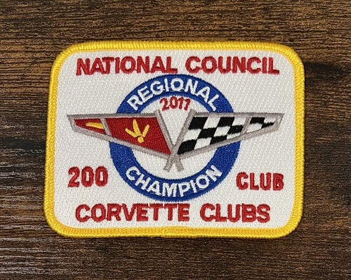National Council Corvette Clubs 200 Club Regional Champion 2014 Patch ...