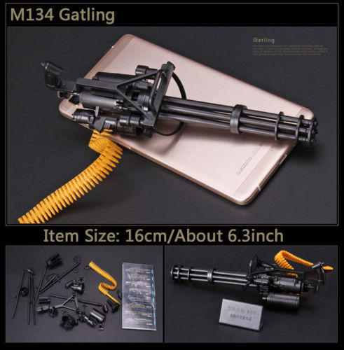 PUBG 1/6 Scale M134 Minigun Gatling Machine Gun US Army TERMINATOR Fit ...